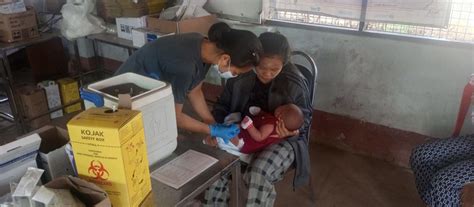 လှိုင်းဘွဲမြို့နယ်တွင် ကလေးငယ်များအား ကျန်းမာသန်စွမ်းစေရန်နှင့် ကူးစက်ရောဂါတို့မှ ကင်းဝေးစေရန်အတ