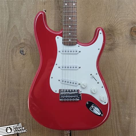 Squier Affinity Stratocaster Electric Guitar Red Used Reverb Canada