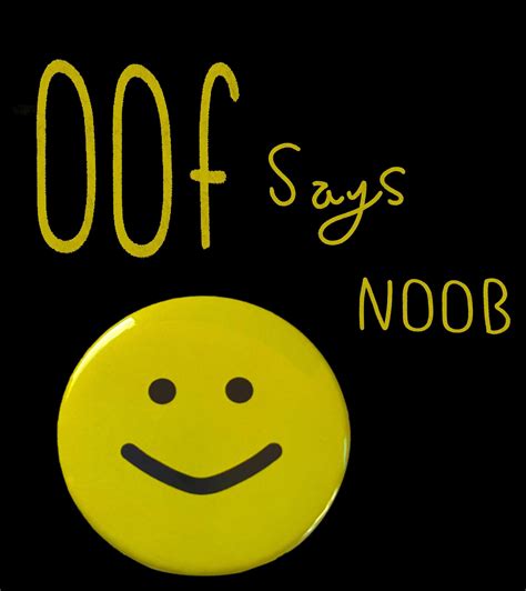 Roblox Noob Button Pin Badges Etsy