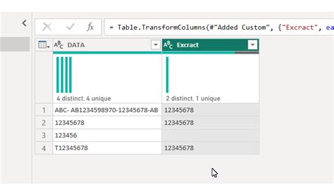 Solved Extract 8 Digit Number From Column Contains Text A