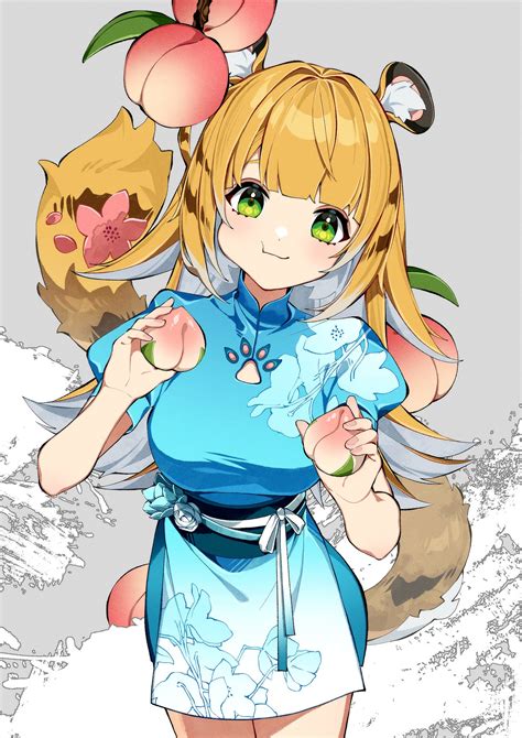 Cha Hanare Ju Fufu Zenless Zone Zero Highres 1girl T Animal Ears