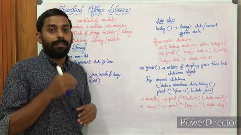 Date Time Module In Python Cbse Plus Two Computer Science Youtube