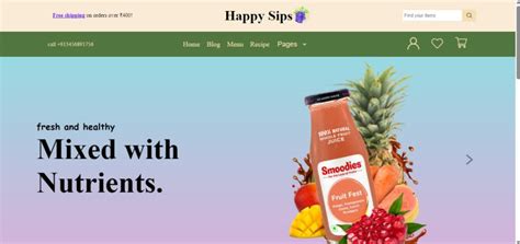 Html Css Javascript Rtc Juicecentre Projectsuccess Priyanka Phadke
