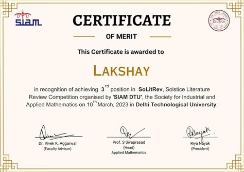 Lakshay Saini On Linkedin Excited To Share That I Clinched The 3rd