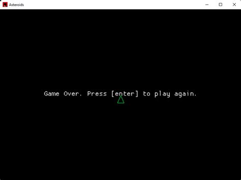 Github Bsikar Asteroids A Simple Gui Rust Asteroids Game