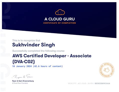 Awscloud Clouddevelopment Aws Sukhvinder Singh