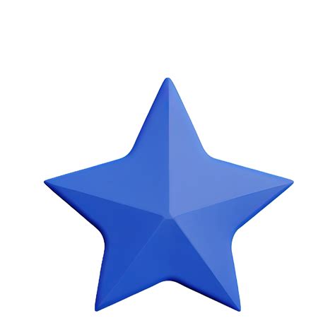 3d Floating Element Star Icon 25208416 Png