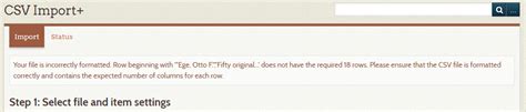 Csv Import Plus Plugin Error With My Csv File Plugins Omeka Forum