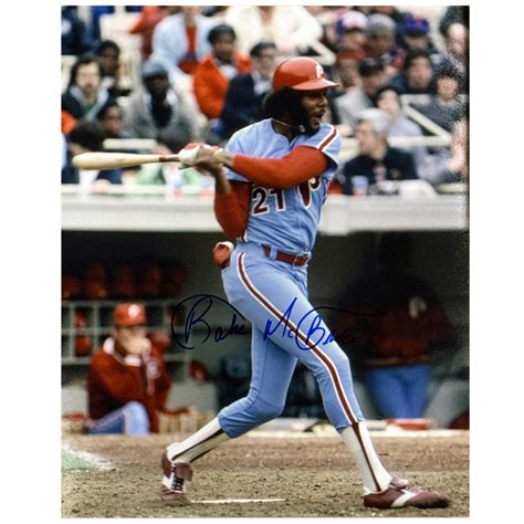 Bake Mcbride Signed Philadelphia Pose 2 Baseball 8x10 Photo Jsa — Rsa