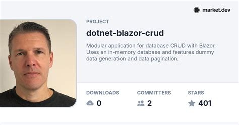 Dotnet Blazor Crud Ecosystem Directory Marketdev