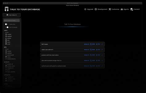 Talk To Your Database