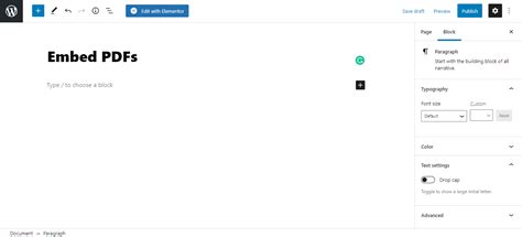embed pdf files in wordpress using embedpress everything you need to