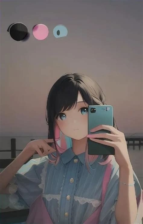 انیمه عکس تو اینه🥺🍭 عکس ویسگون