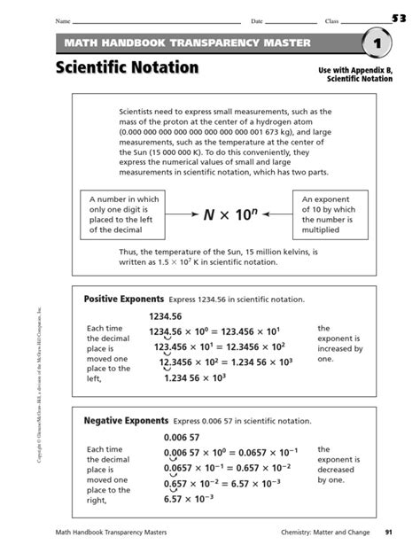 Scientific Notation Rules Multiplication Nature