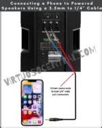 How To Connect A Phone To Powered Speakers No Mixer Necessary Virtuoso Central