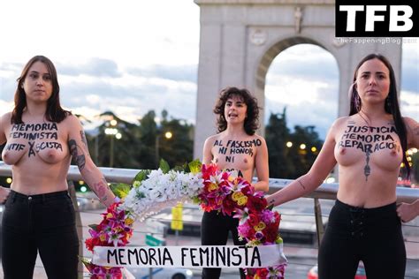 Femen Activists Protest In Madrid 10 Photos Thefappening