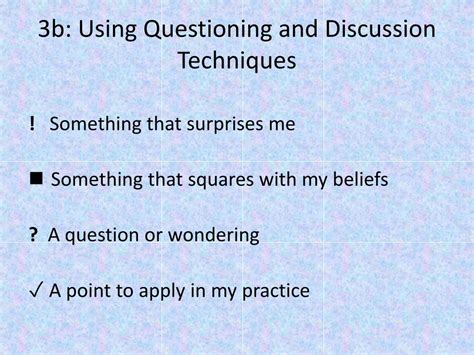 Ppt Danielson Framework For Teaching Component 3b Using Questioning