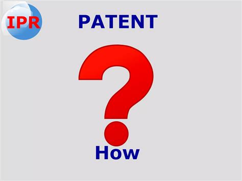 Intellectual Property Right Ipr Patent Ppt