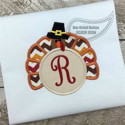 Pilgrim Turkey Circle Applique Beau Mitchell Boutique