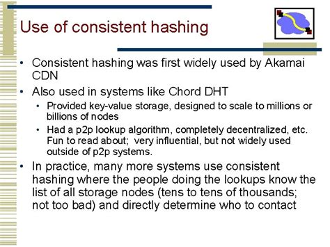 15 440 Distributed Systems Lecture 15 Consistent Hashing