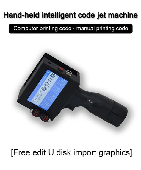 Handle Expiry Date Inkjet Code Printer Coding Machine Promotion Hand Held Inkjet Printer For