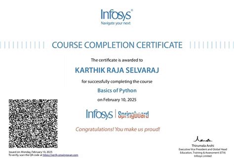 python learningjourney infosysspringboard coding ai datascience