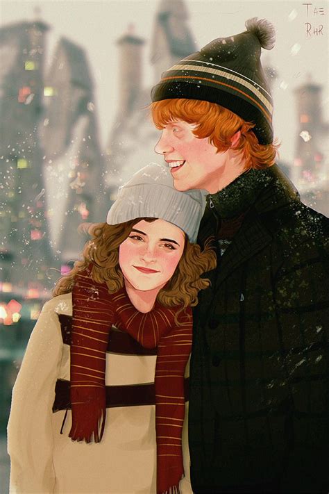 Photo Рон уизли Гермиона грейнджер Милые пары