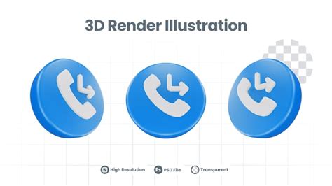 Premium Psd 3d Realistic Call Forwarding Icon For Web Mobile App Social Media Promotion