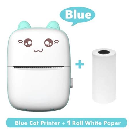Cute Hd Photo Printer Mini Drucker Thermal Adhesive Label Portable