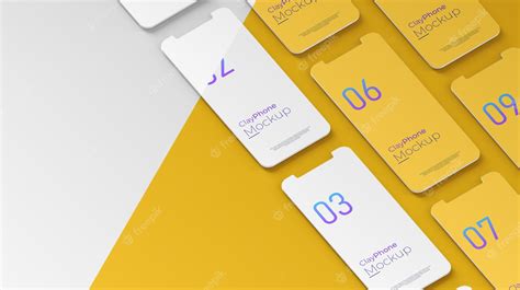 Premium Psd Interface Mock Up On Phone Display