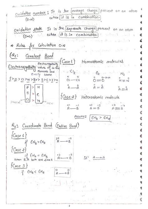 Solution Calculation Of Oxidation Number Studypool