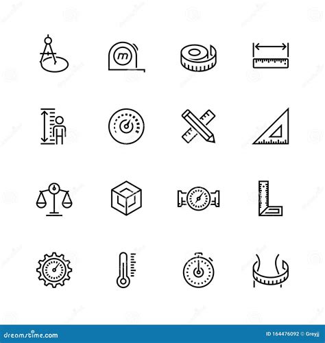 Measuring Tools Vector Icon On White Background Flat Vector Measuring Tools Icon Symbol Sign
