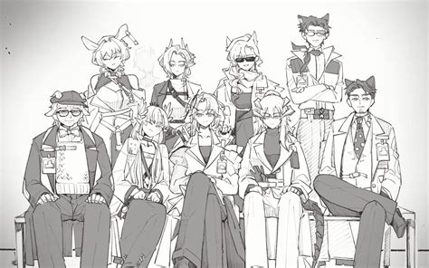 【明日方舟】莱茵生命，主任们 哔哩哔哩