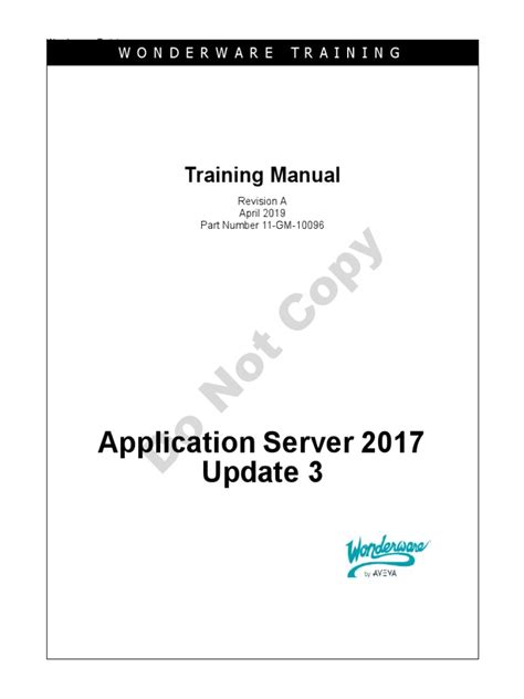 Applicationserver 2017update3 Reva Manual Donot Pdf Pdf Component