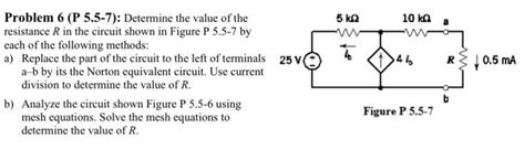 Solved Problem 6 P 55 7 Determine The Value Of The