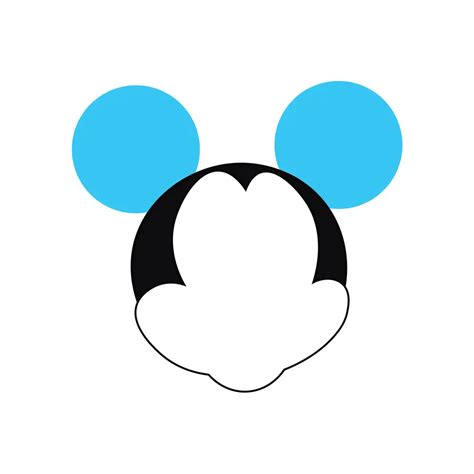 How To Draw Mickey Mouse Face Step By Step