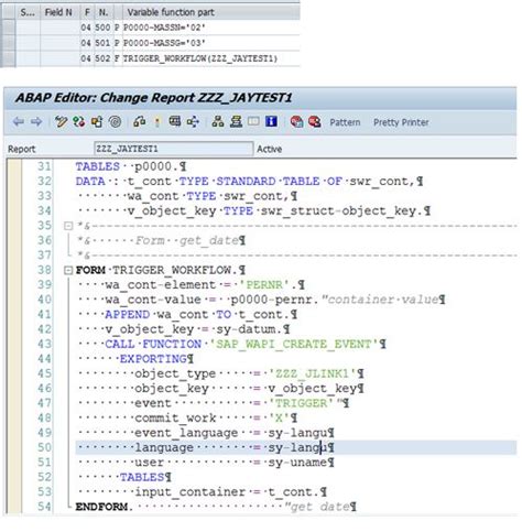 Triggering Workflow From Dynamic Action Sap Community