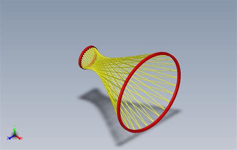 部分解生成的双曲面 Step 模型图纸免费下载 懒石网