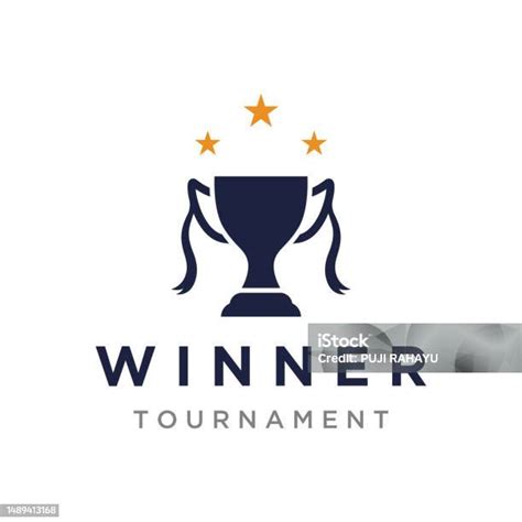 창의적이고 독특한 트로피 로고 디자인 스포츠 토너먼트 챔피언십을 위한 트로피 로고 골프에 대한 스톡 벡터 아트 및 기타 이미지 골프 로고 Championship