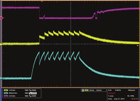 Voltages Of The Storage Capacitor Blue Line Smoothing Capacitor