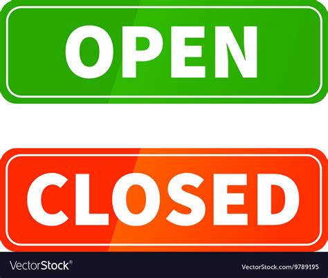 Open And Closed Sign Printable Pdf