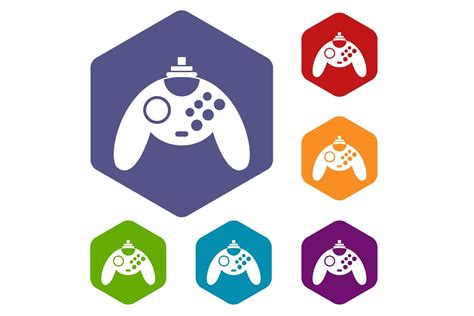 Gamepad Icons Set Graphic By Ylivdesign · Creative Fabrica