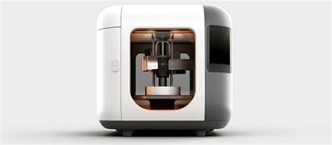 Premium Ai Image Futuristic 3d Printer