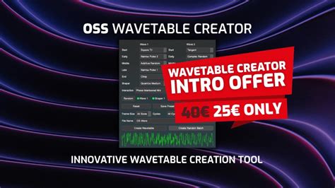 Ocean Swift Releases Wavetable Creator Software