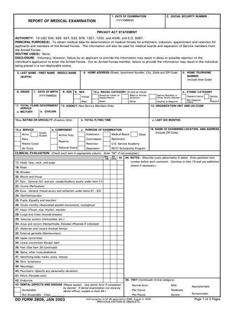 Dd Form 2808 Fill Out And Sign Online Dochub