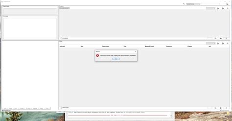 Error While Creating Spectrummatch In Database Fp Pdv · Issue 709