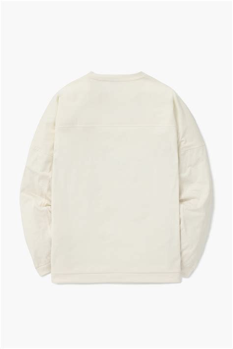 여성 우븐 하이브리드 라운드 티셔츠 Kolon Sport