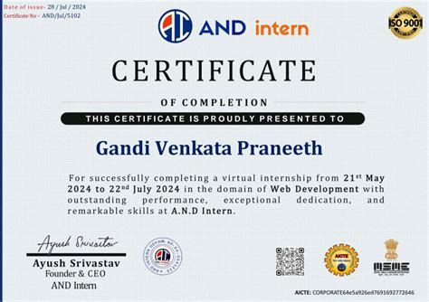 Internship Andintern Internship Internshipcompleted Certificate Jobsearch Careergoals
