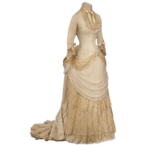 우아한 빅토리아 버슬 이브닝 드레스 중세 코스프레 특별 행사 드레스 레이스 주름 단추 긴 소매 여성 무도회 가운 Aliexpress