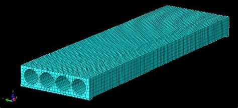 Example Hollowcore Finite Element Model Meng 2016 Download Scientific Diagram
